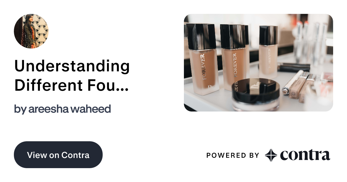 Understanding Different Foundation Shades and their Importance! by ...