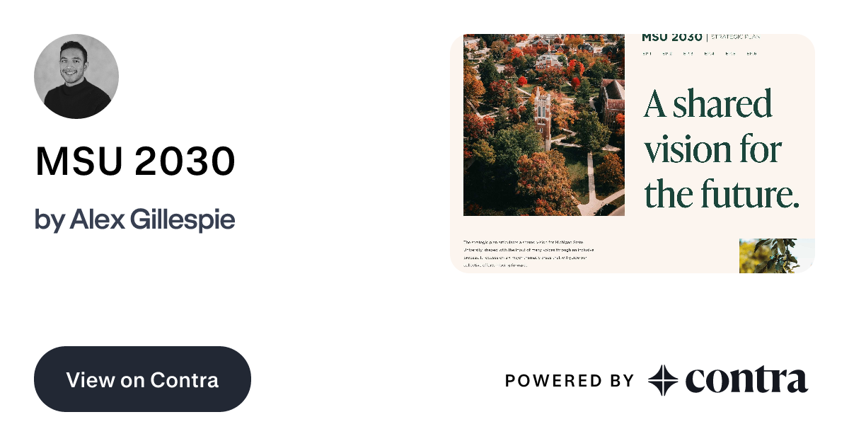 MSU 2030 by Alex Gillespie