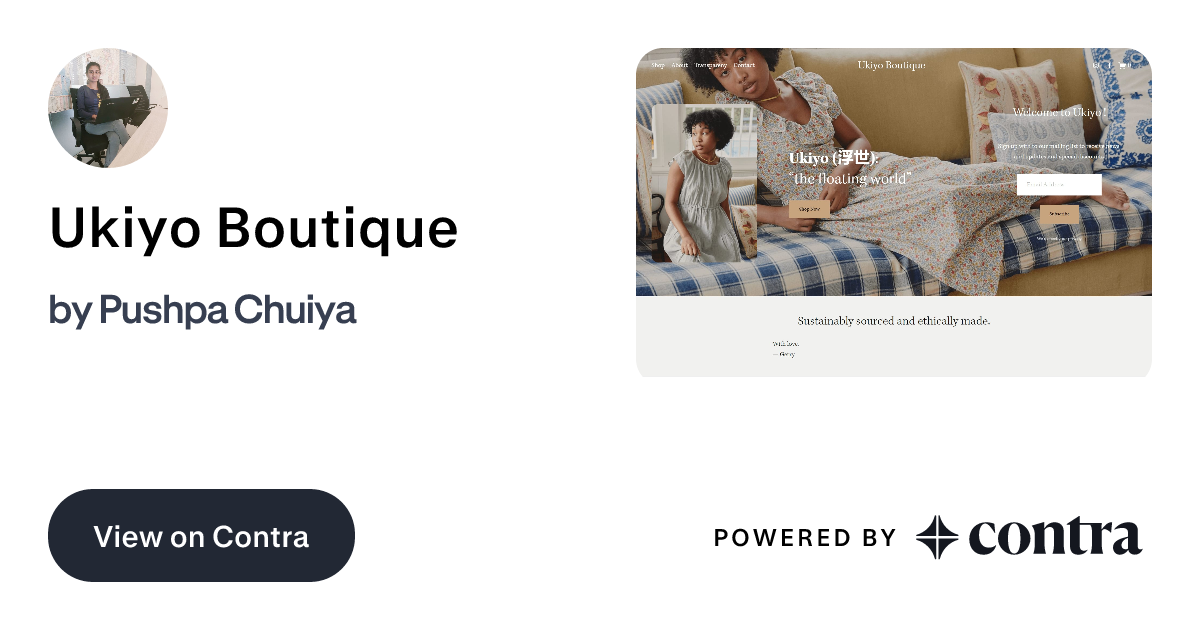 Ukiyo Boutique by Pushpa Chuiya