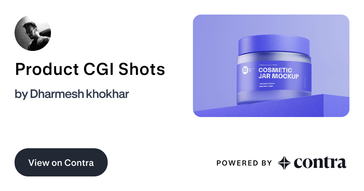 Product CGI Shots by Dharmesh khokhar