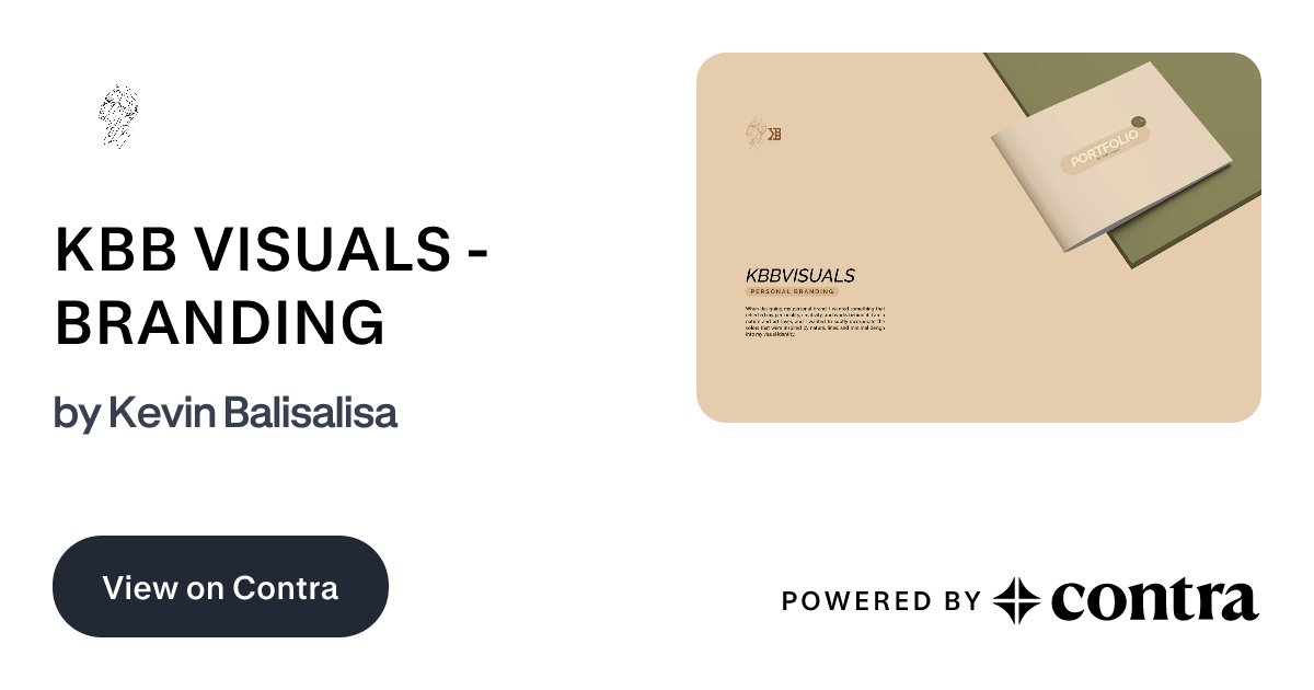 KBB VISUALS - BRANDING by Kevin Balisalisa