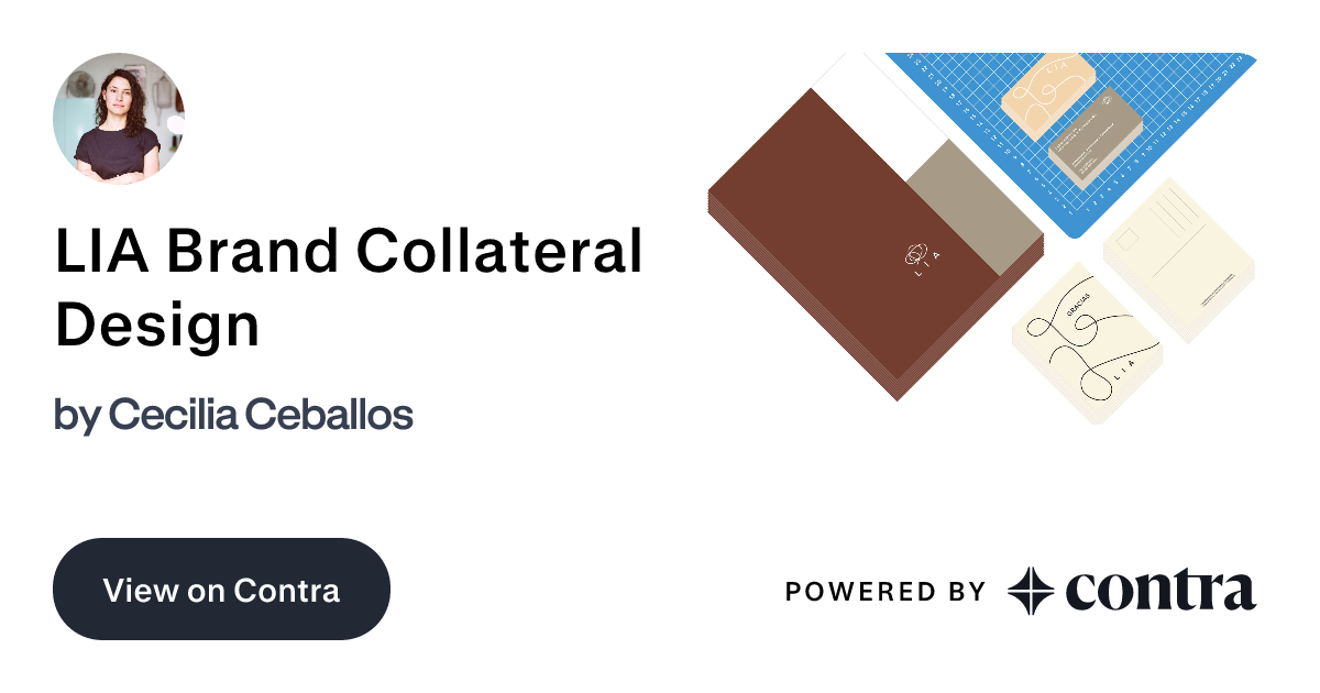 LIA Brand Collateral Design by Cecilia Ceballos