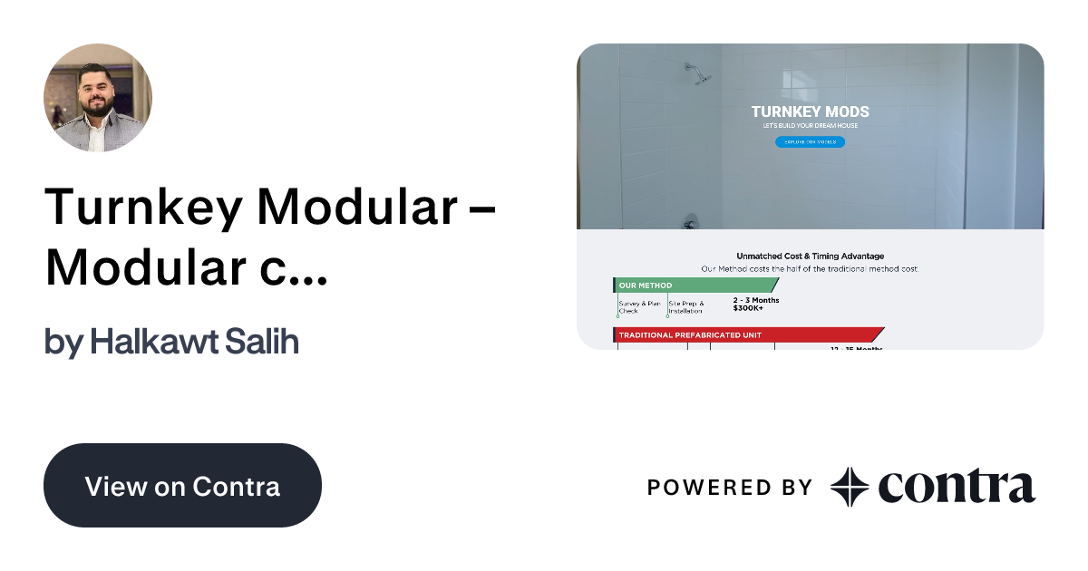Turnkey Modular – Modular construction is the better way. by Halkawt Salih