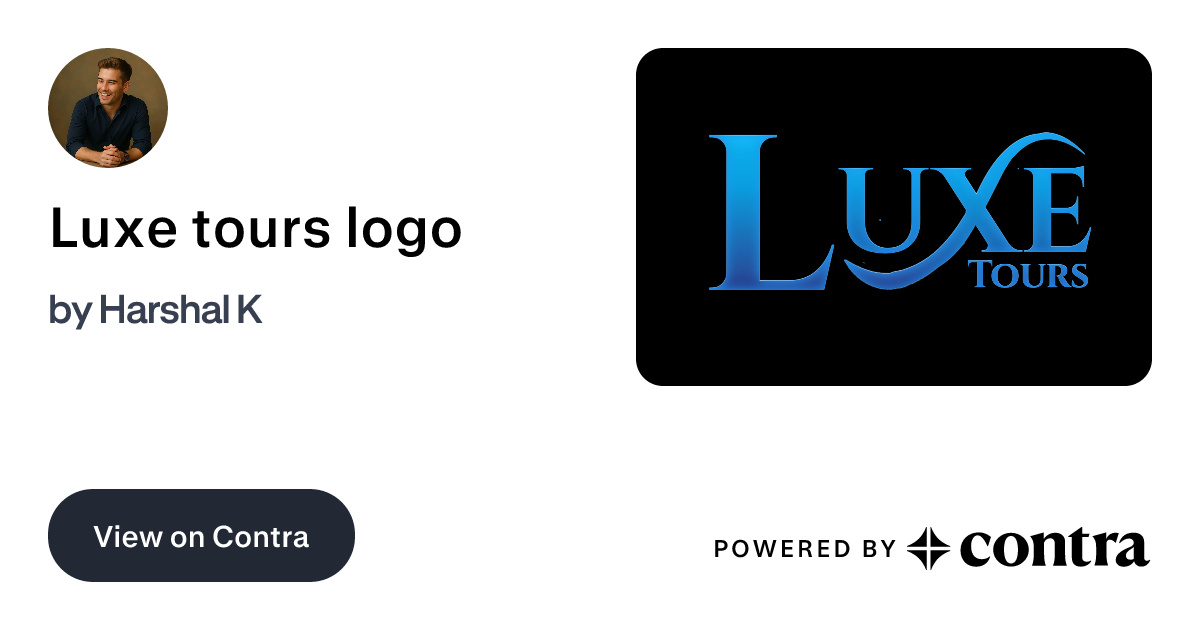 Luxe tours logo by Harshal K