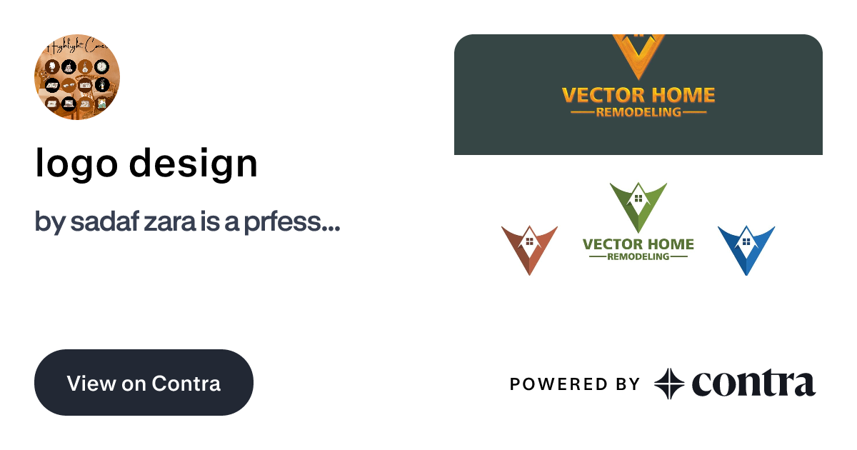 logo design by sadaf zara is a prfessional graphic designer