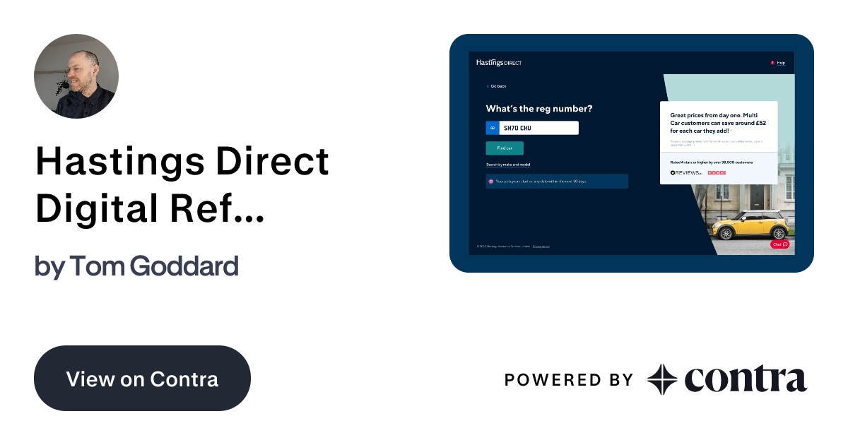 Hastings Direct Digital Refresh by Tom Goddard