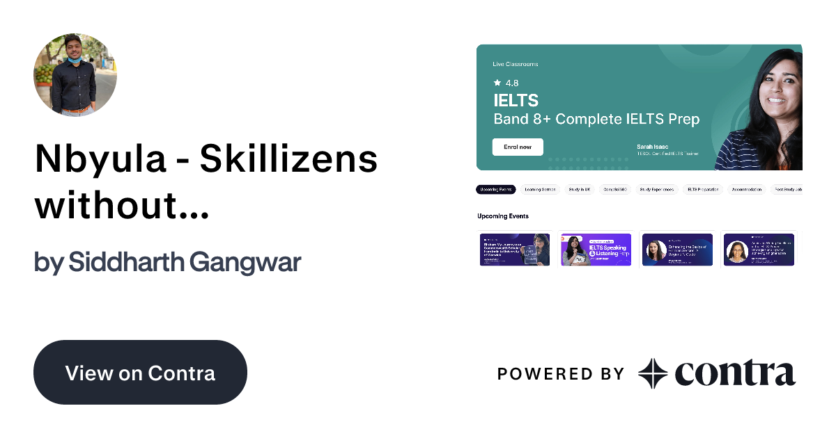 Nbyula - Skillizens without Borders by Siddharth Gangwar