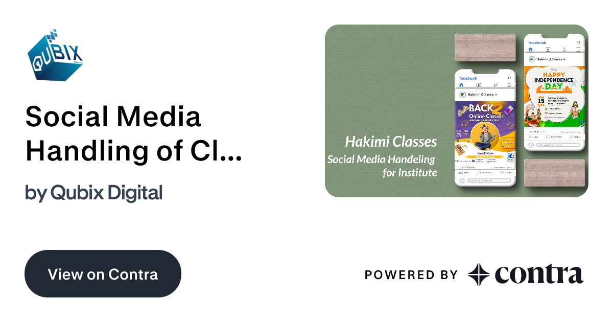 Social Media Handling of Classes by Qubix Digital