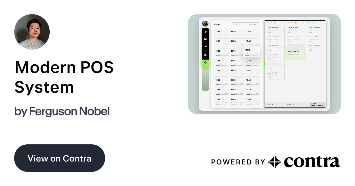Modern POS System by Ferguson Nobel
