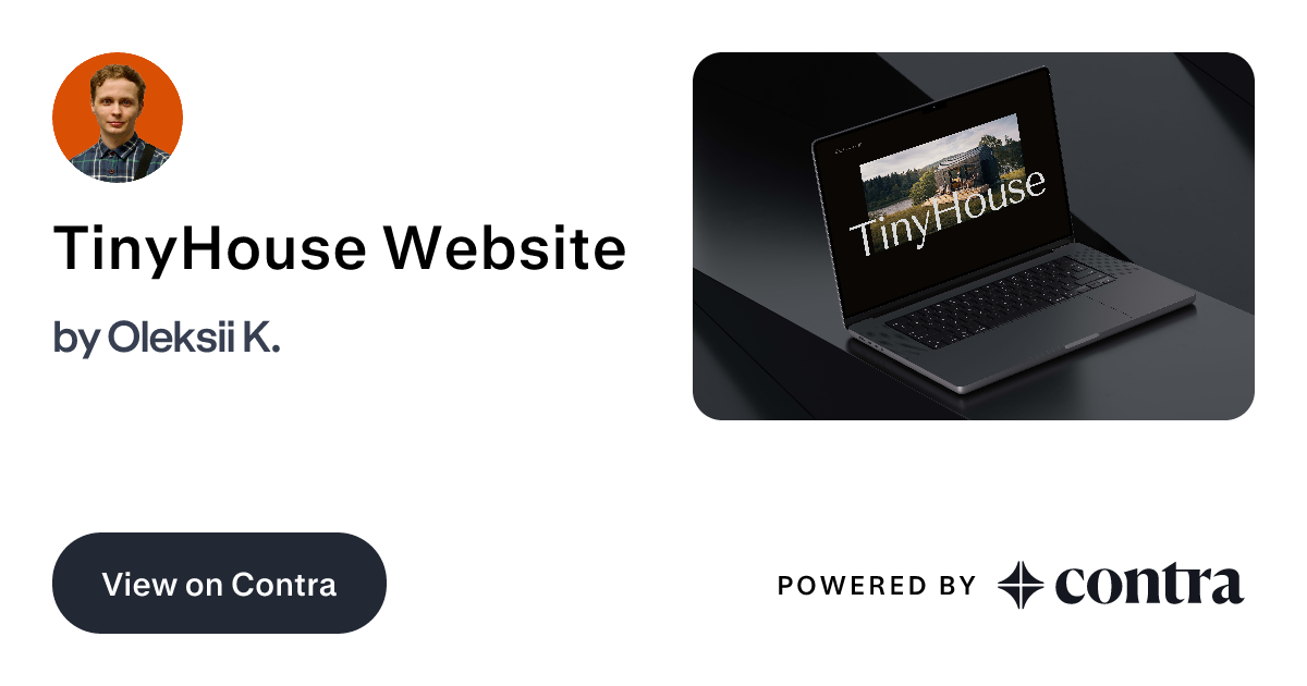TinyHouse Website by Oleksii K.