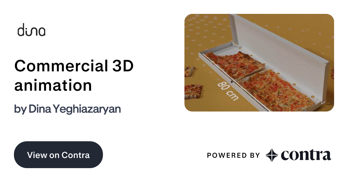 Commercial 3D animation by Dina Yeghiazaryan