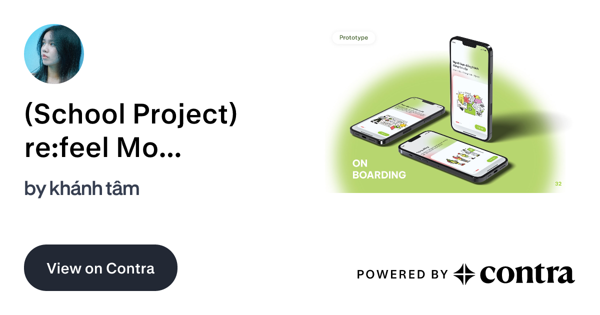 (School Project) re:feel Mobile App by khánh tâm