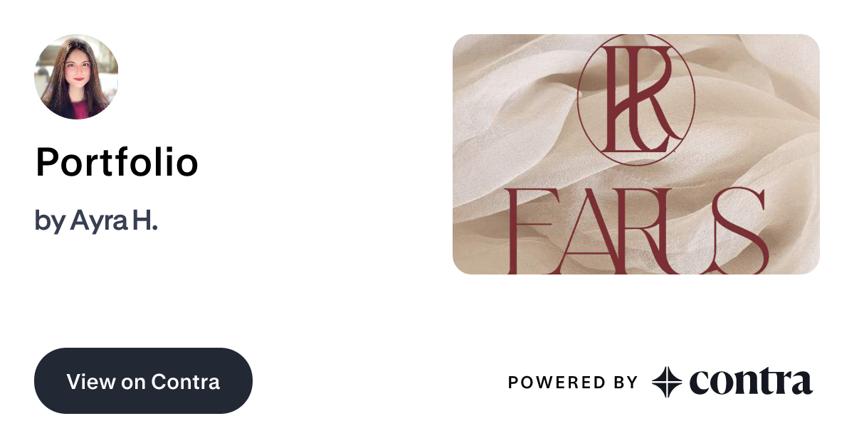 Portfolio by Ayra H.