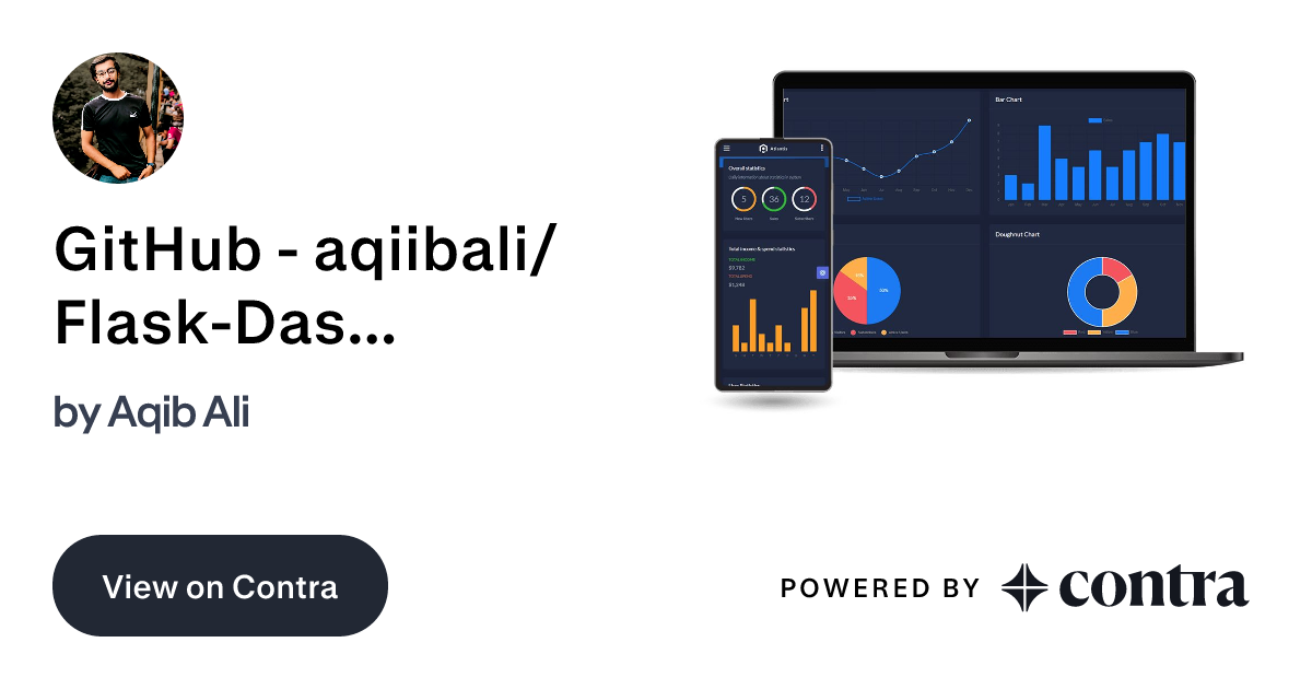 GitHub - aqiibali/Flask-Dashboard by Aqib Ali