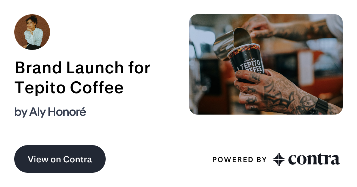 Brand Launch for Tepito Coffee by Aly Honoré