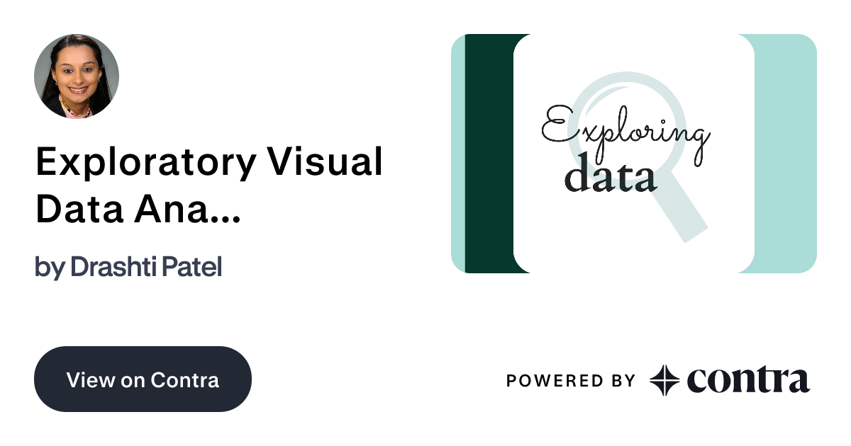 Exploratory Visual Data Analysis: The Opioid Epidemic by Drashti Patel