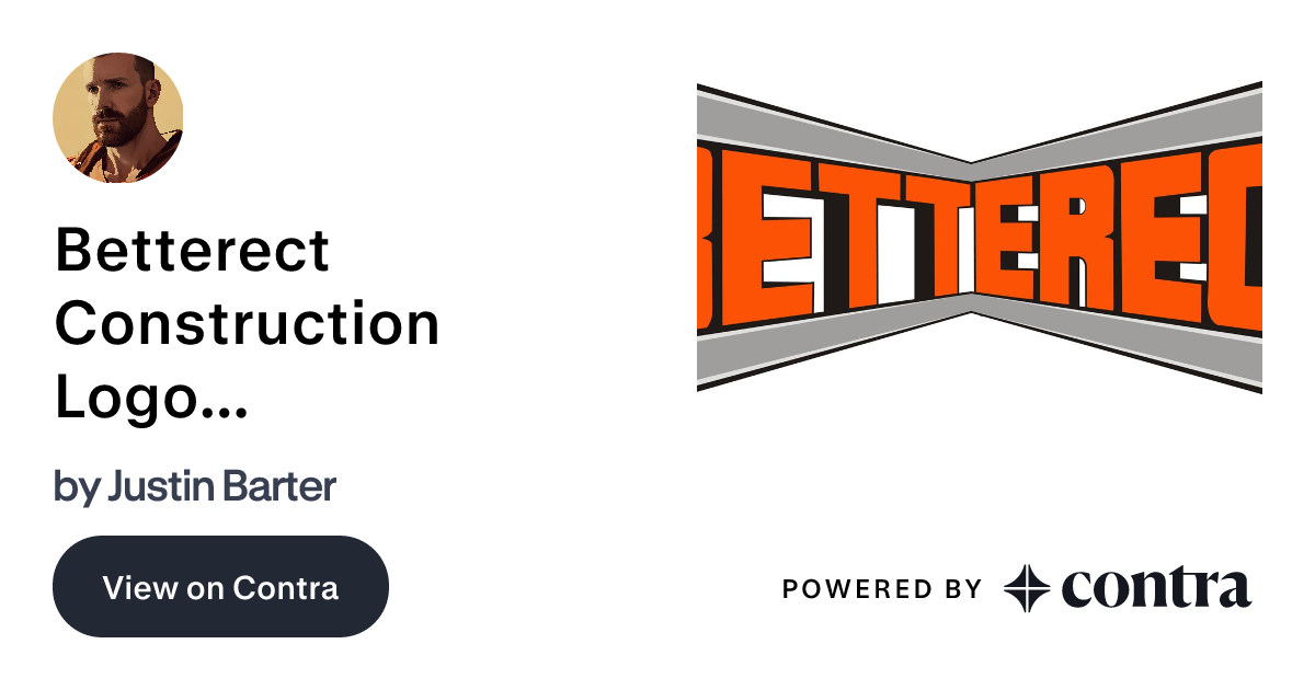 Betterect Construction Logo Design by Justin Barter