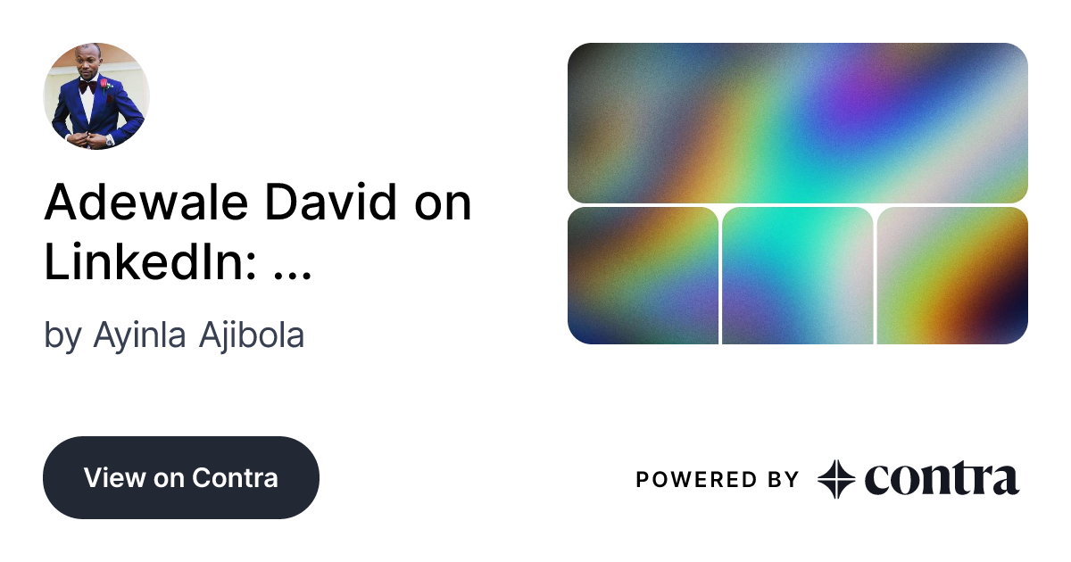Adewale David On Linkedin Webdevelopment Css Css Html Jav By 3094