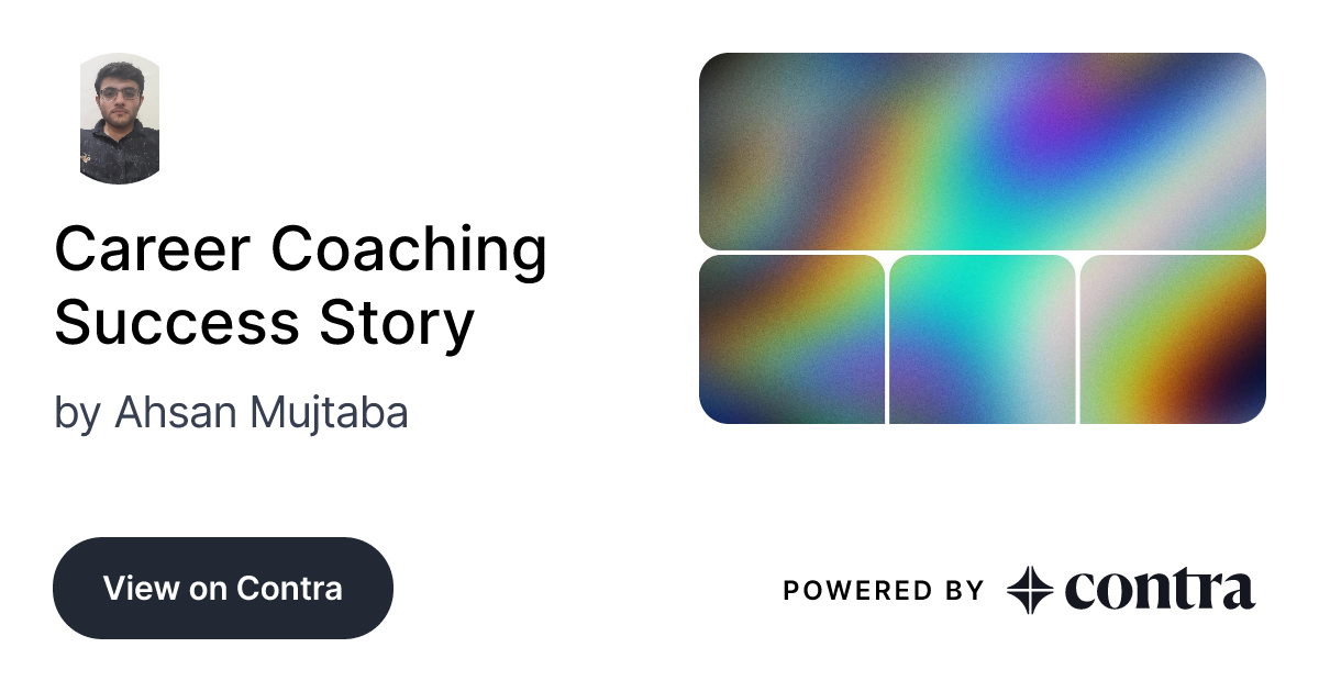 Career Coaching Success Story by Ahsan Mujtaba Career Coaching Success Story by Ahsan Mujtaba