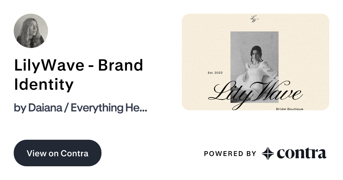 LilyWave - Brand Identity by Daiana / Everything Here Now