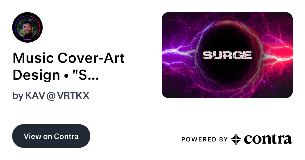 Music Cover-Art Design • "Surge" :: The KaeZo (2022) by KAV • VRTKX ...