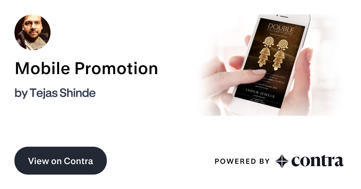 Mobile Promotion by Tejas Shinde
