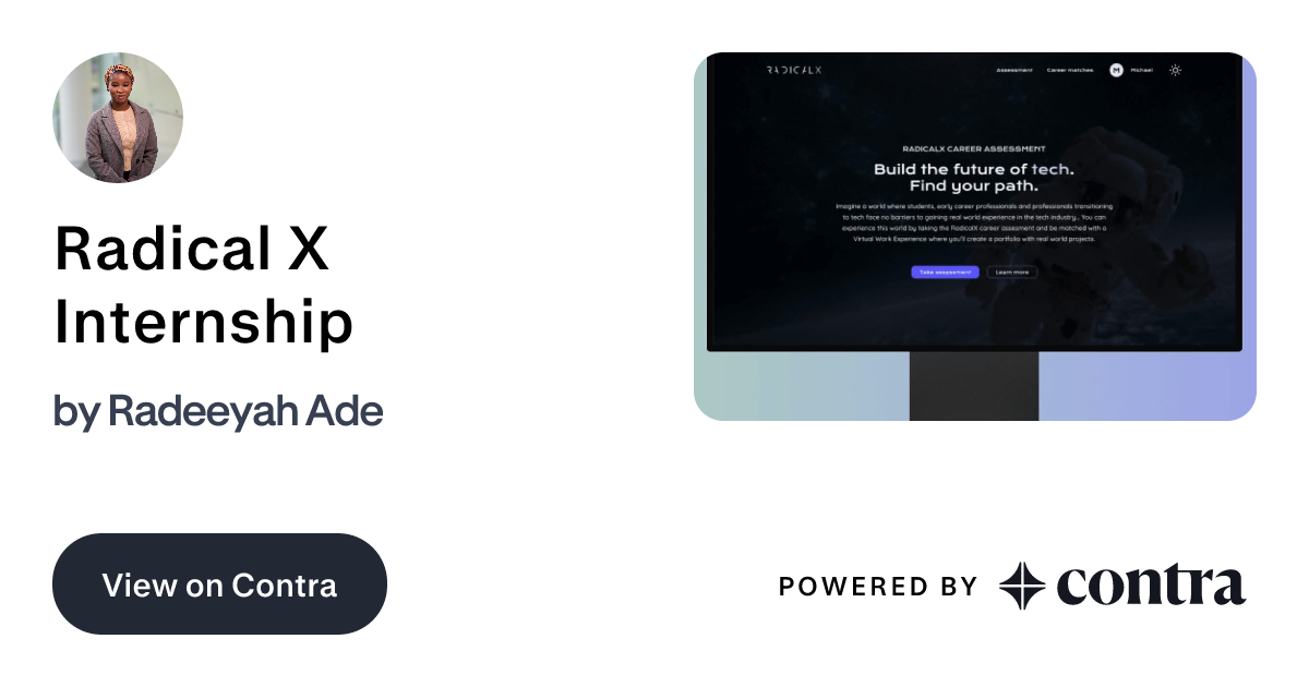 Radical X Internship by Radeeyah Ade
