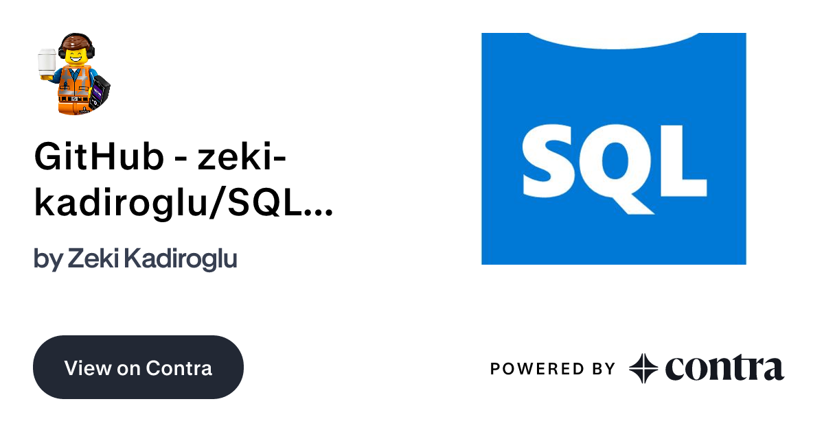 GitHub - zeki-kadiroglu/SQL-ADVANCED-PRACTICE by Zeki Kadiroglu