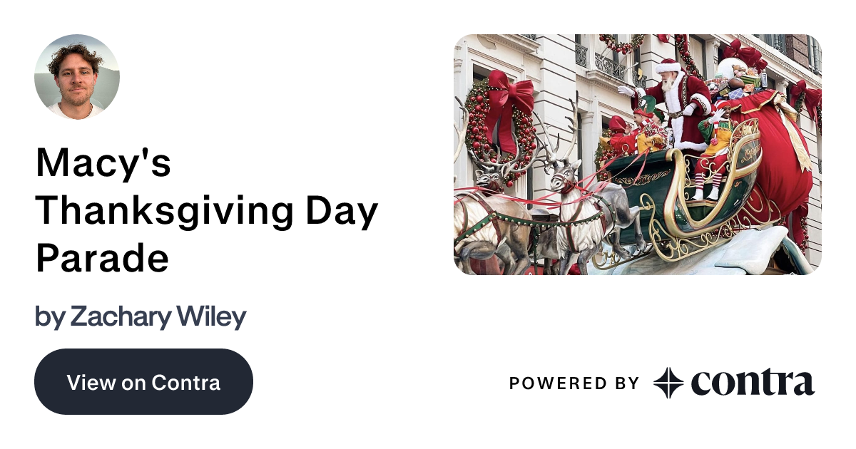 Macy's Thanksgiving Day Parade by Zachary Wiley