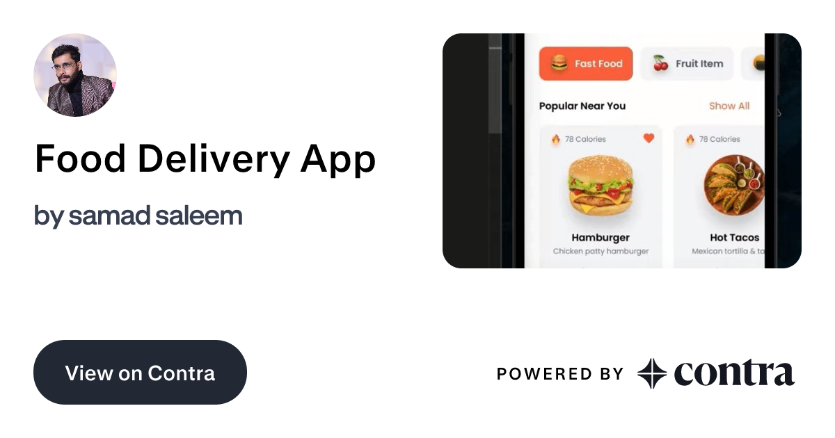 Food Delivery App by samad saleem