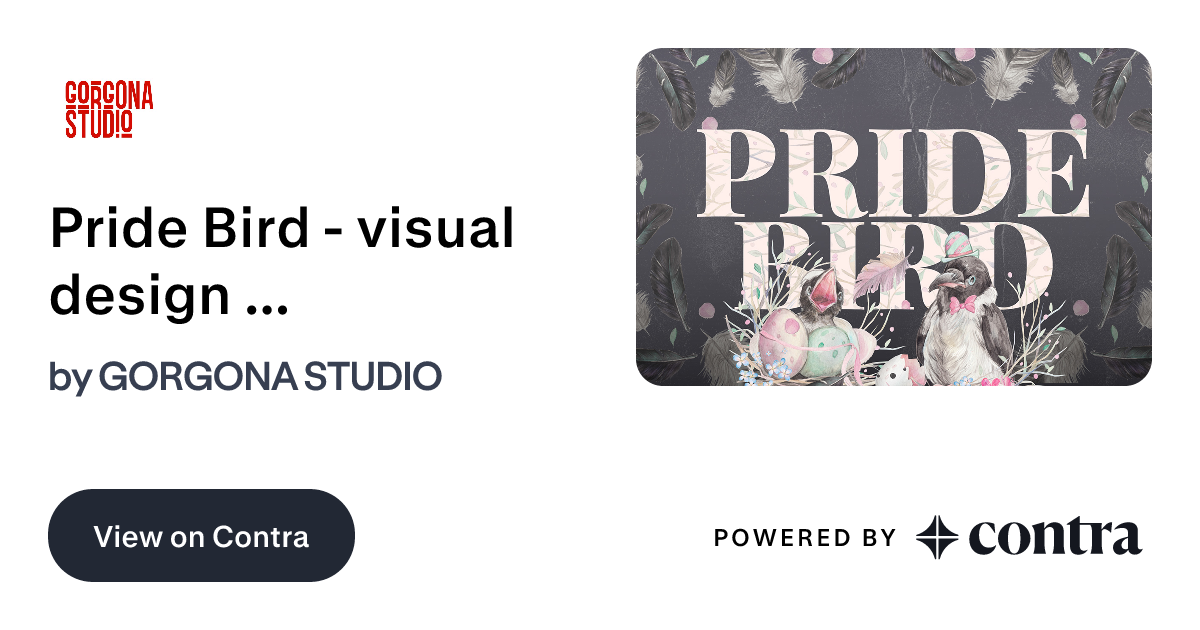 Pride Bird - visual design and brand identity on Behance by GORGONA STUDIO