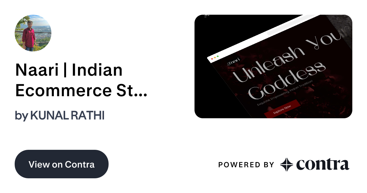 Naari | Indian Ecommerce Store by KUNAL RATHI