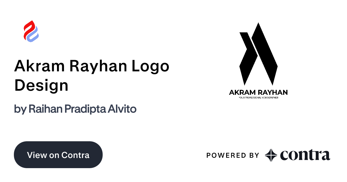 Akram Rayhan Logo Design by Raihan Pradipta Alvito