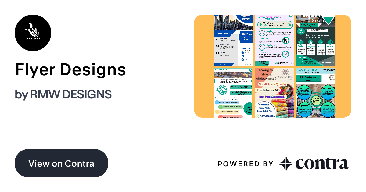 Flyer Designs by RMW DESIGNS