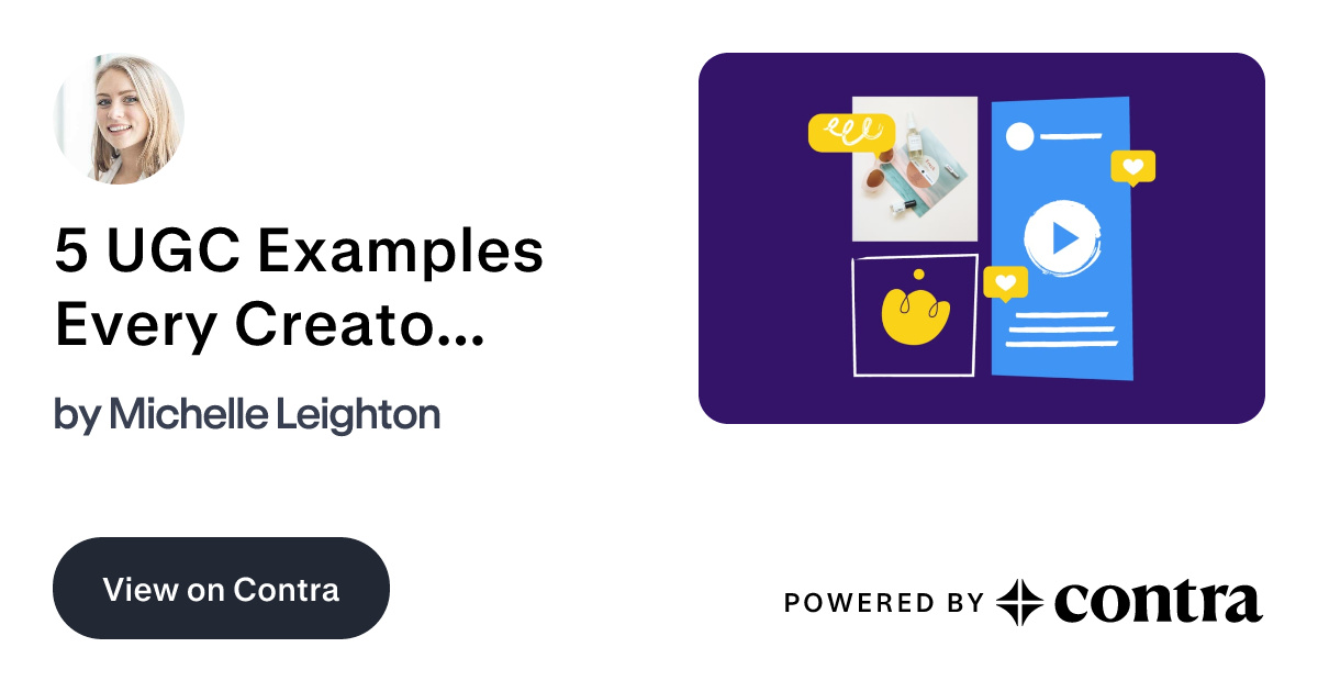 5 UGC Examples Every Creator Should Have in Their Media Kit or … by ...