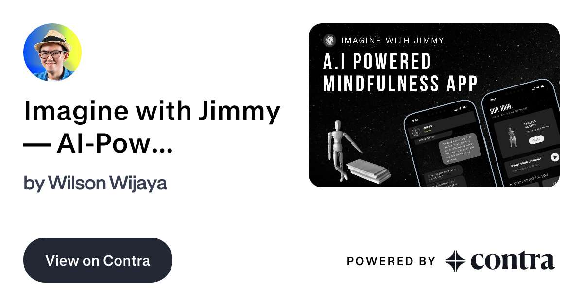 Imagine with Jimmy — AI-Powered Mindfulness App by Wilson Wijaya