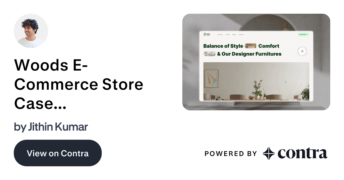 Woods E-Commerce Store Case Study by Jithin Kumar
