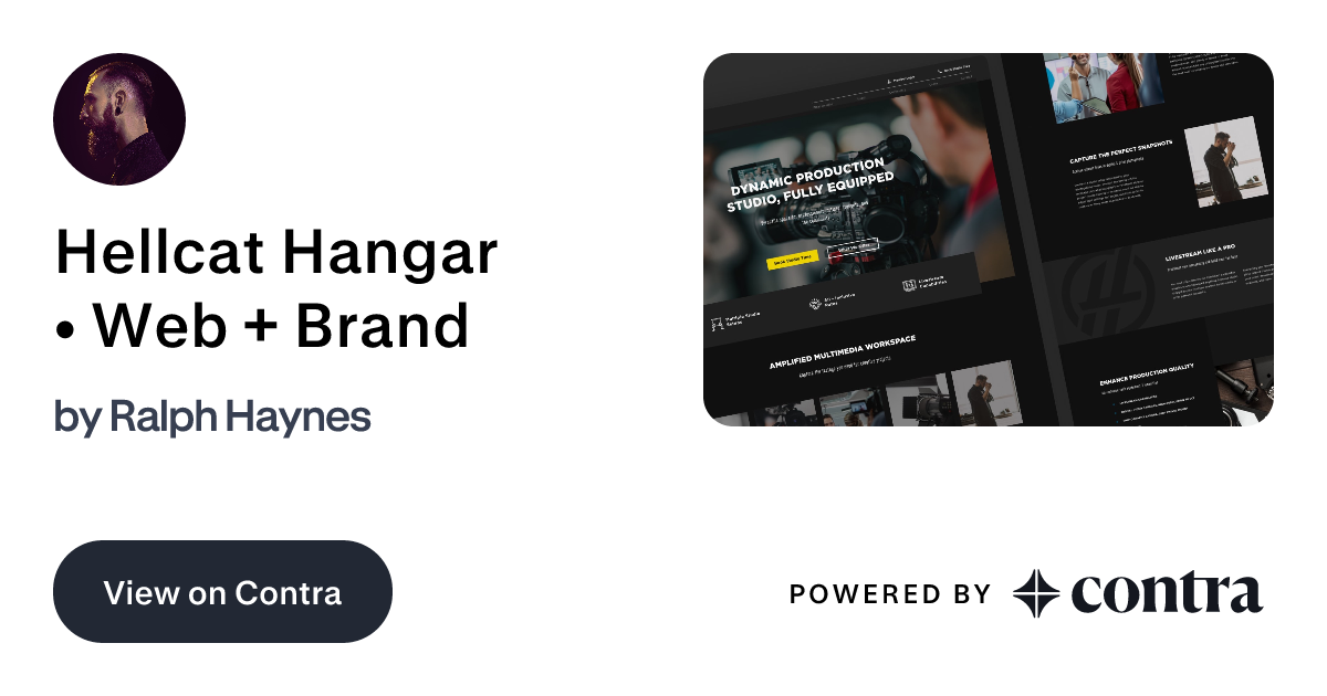 Hellcat Hangar • Web + Brand by Ralph Haynes