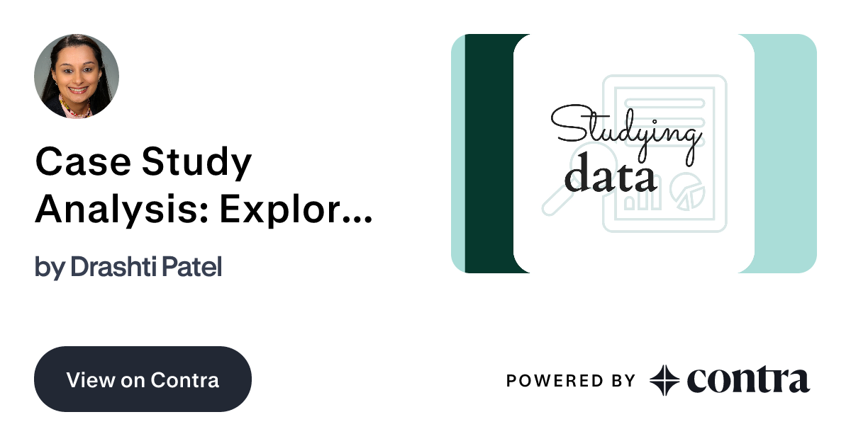 Case Study Analysis: Exploring India's COVID-19 Journey by Drashti Patel