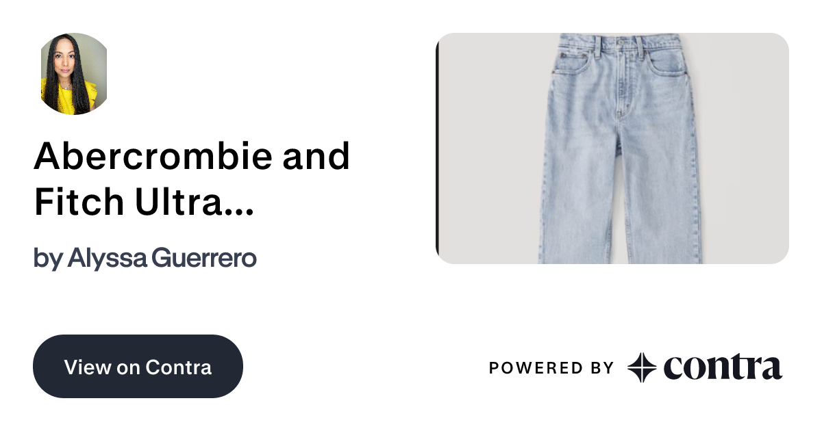 Abercrombie and Fitch Ultra 90s Jeans - Relive the Iconic Era by Alyssa ...