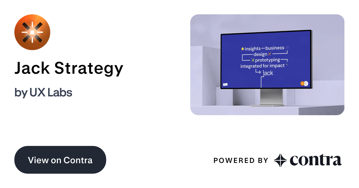 Jack Strategy by UX Labs