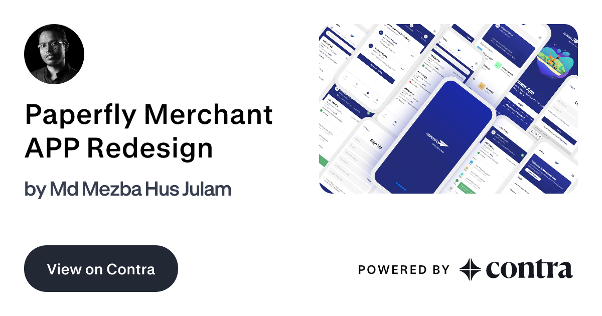 Paperfly Merchant APP Redesign by Md Mezba Hus Julam