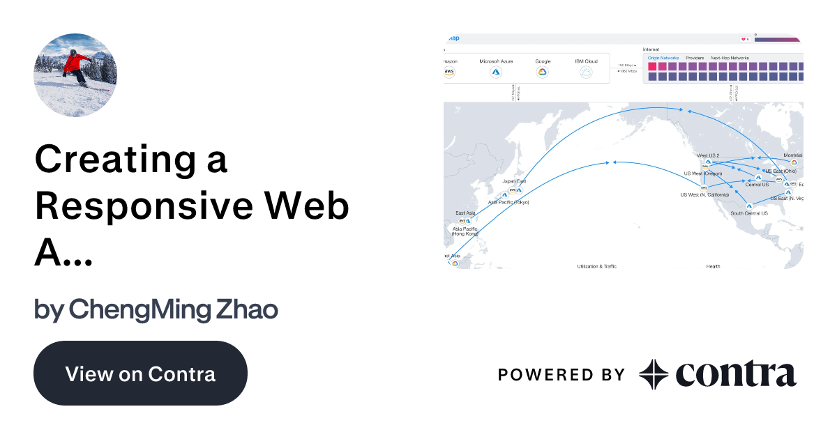Creating A Responsive Web App Using React By Chengming Zhao