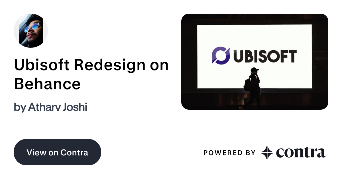 Ubisoft Redesign on Behance by Atharv Joshi