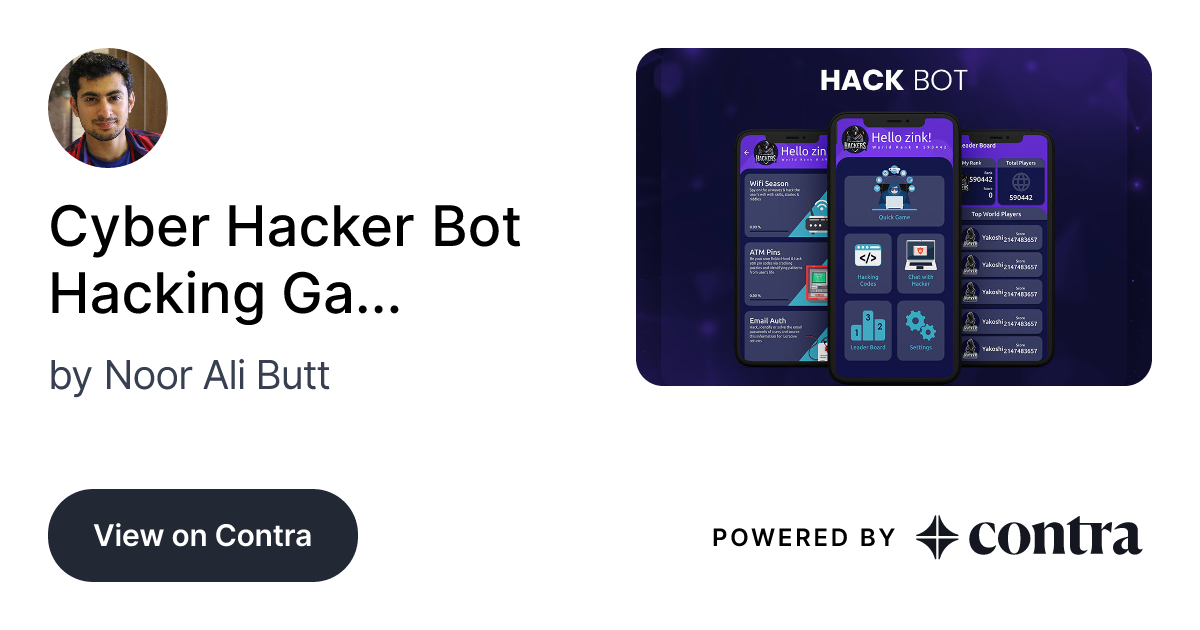 Cyber Hacker Bot Hacking Game In Flutter By Noor Ali Butt 7258
