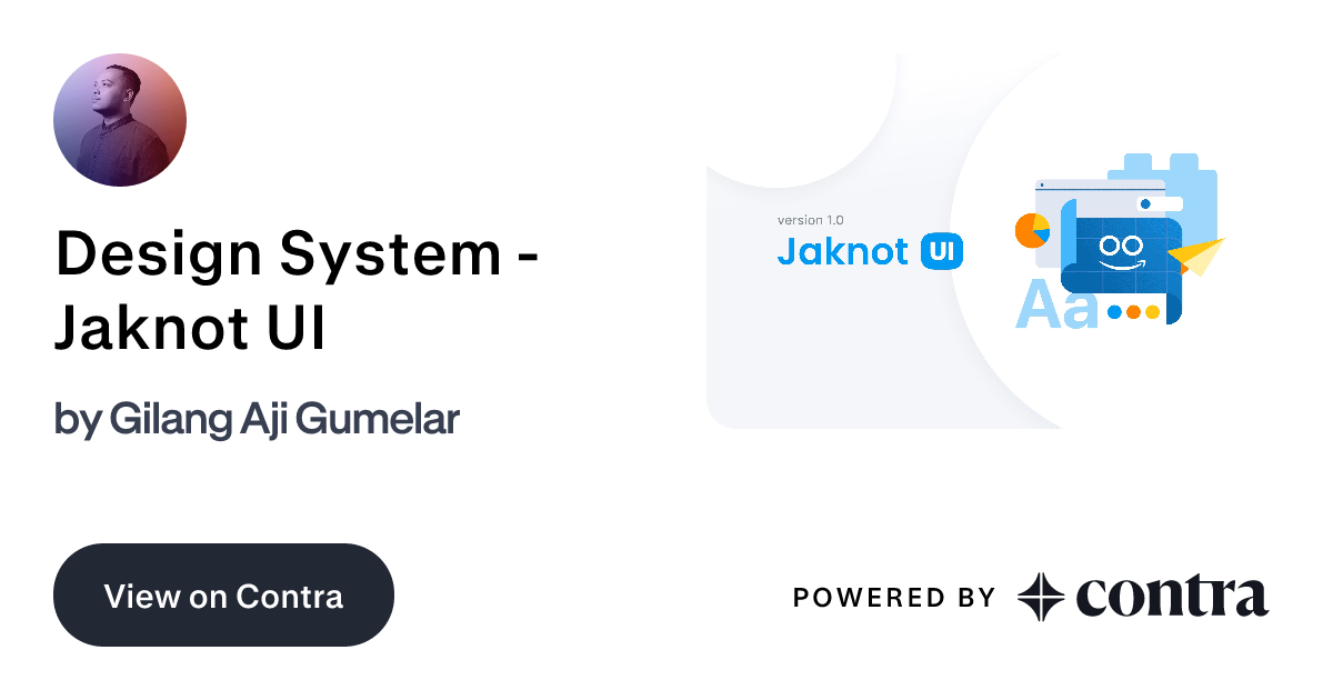 Design System - Jaknot UI by Gilang Aji Gumelar