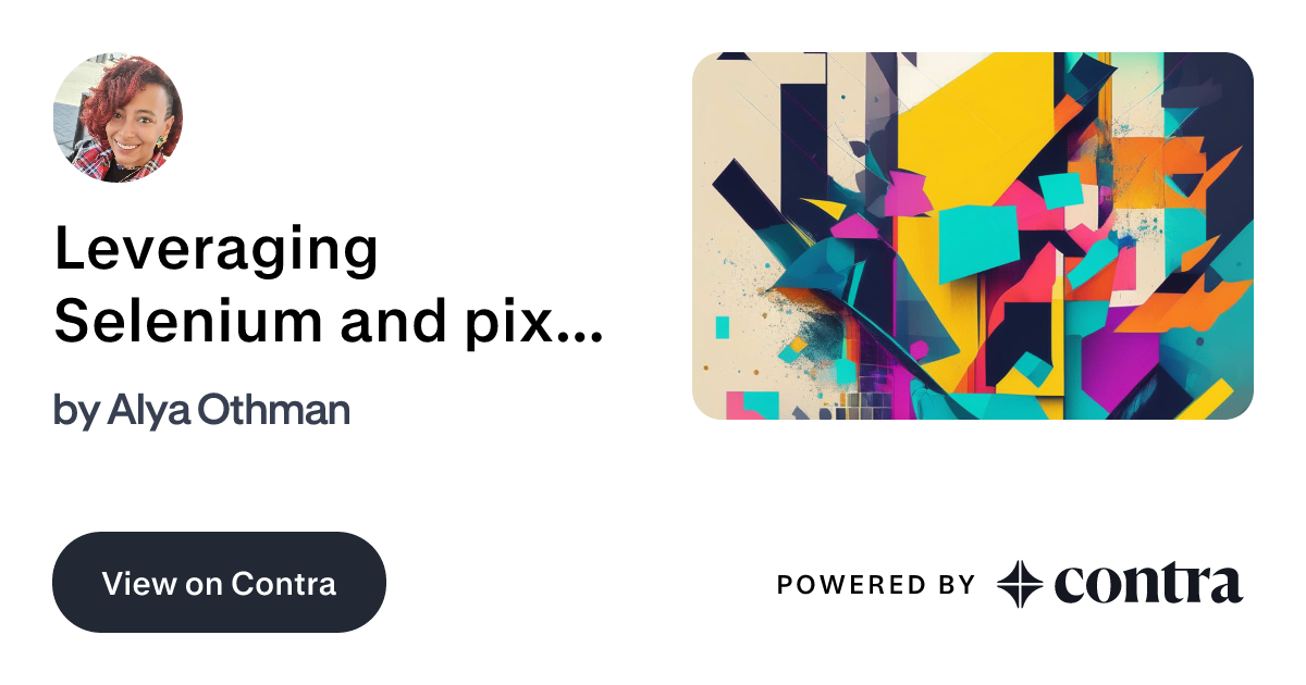Leveraging Selenium and pixelmatch for Effective Visual Testing by Alya ...