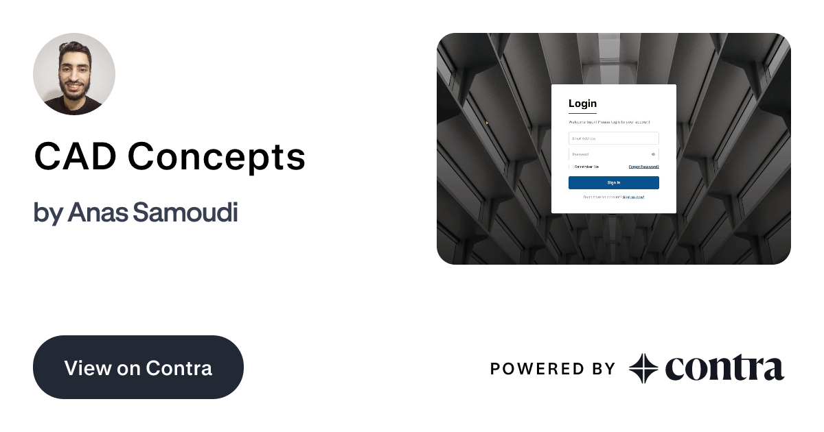 CAD Concepts by Anas Samoudi