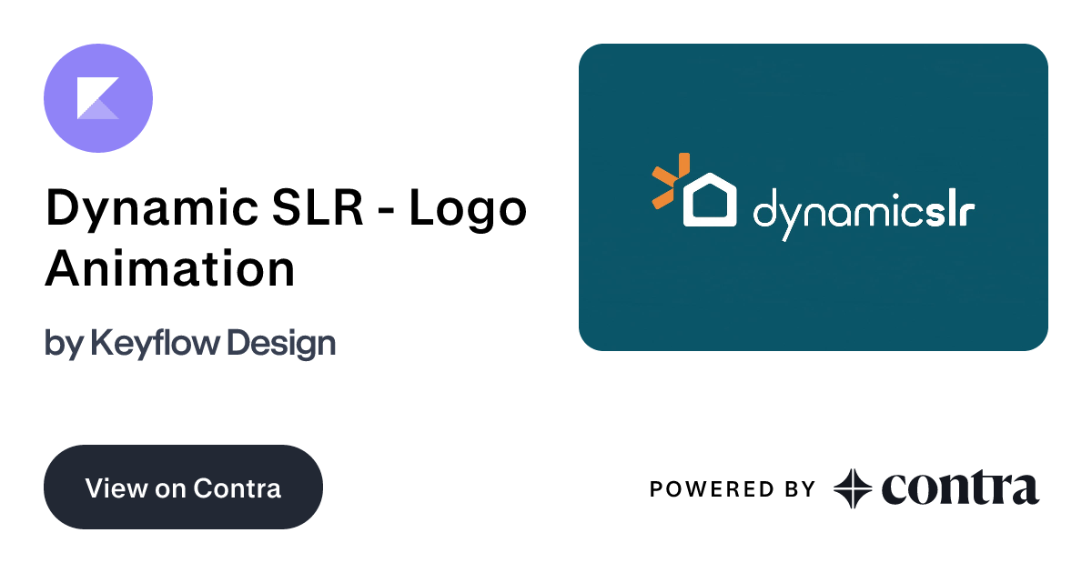 Dynamic SLR - Logo Animation by Keyflow Design