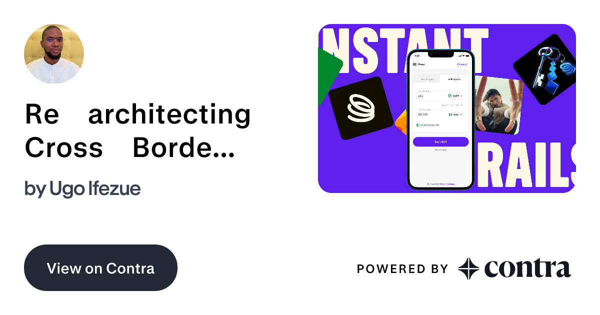 Designing for borderless finance by Ugo Ifezue
